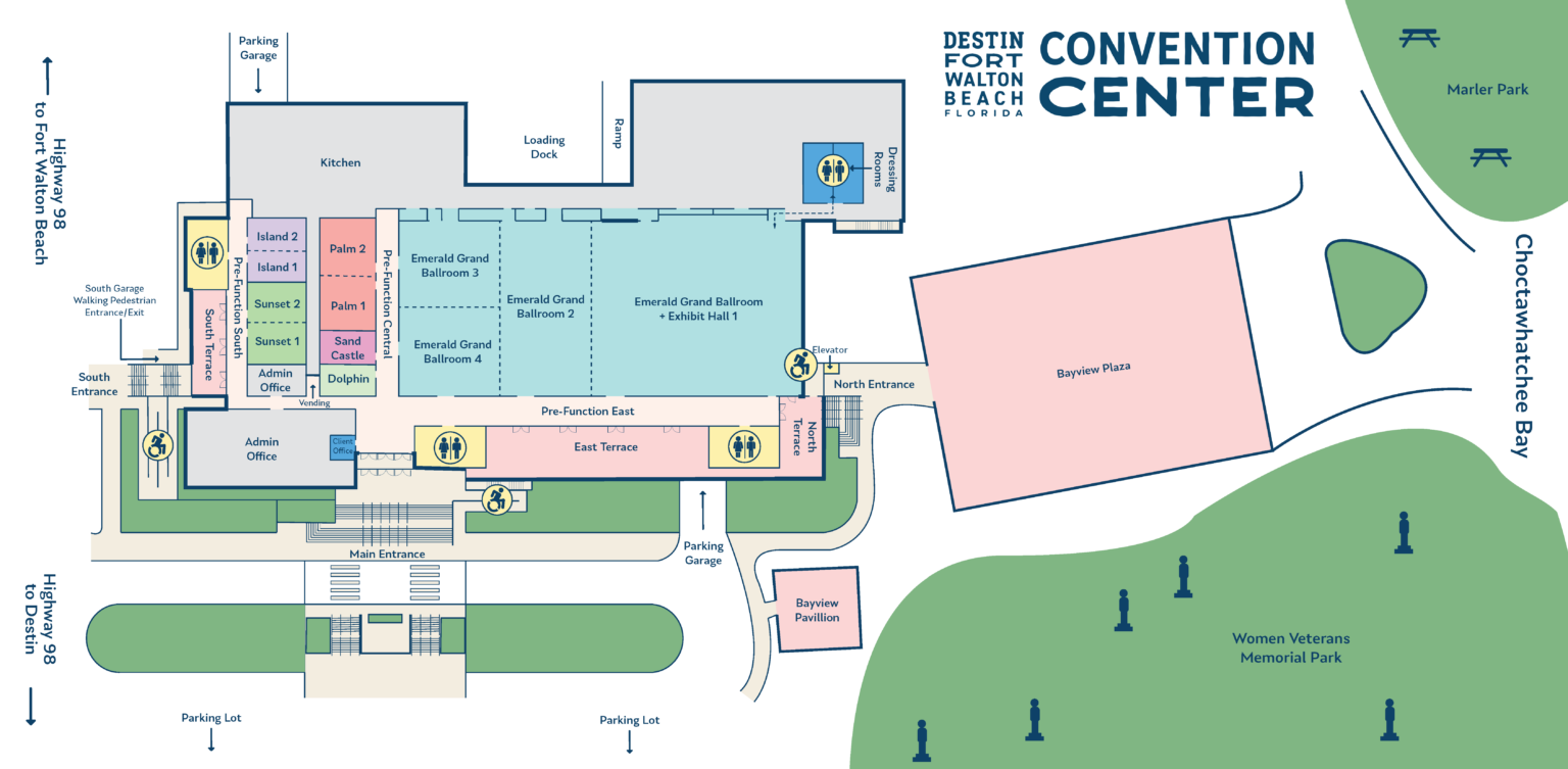 Floor Plans + Event Space Details - Destin FWB